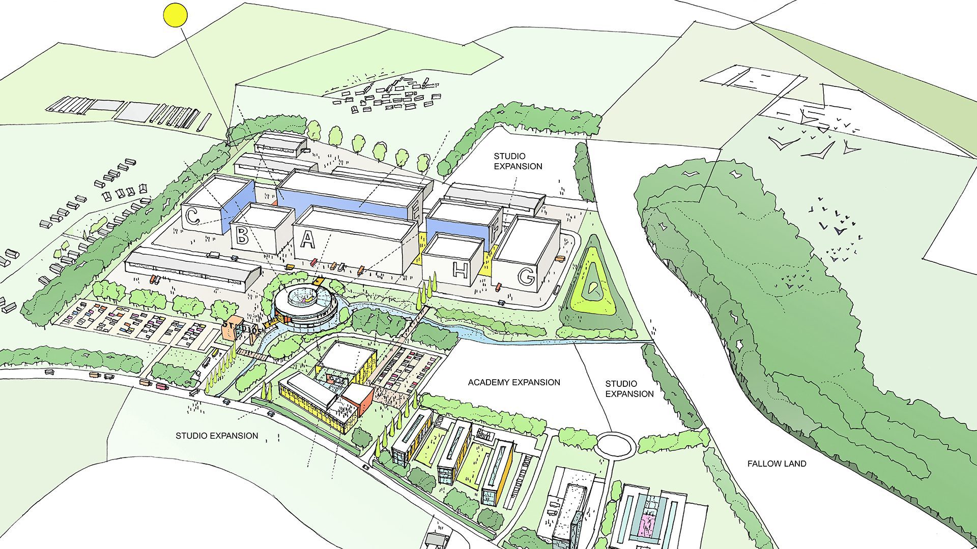 Caledonia Film Studios Edinburgh | Media Architecture | Keppie Design
